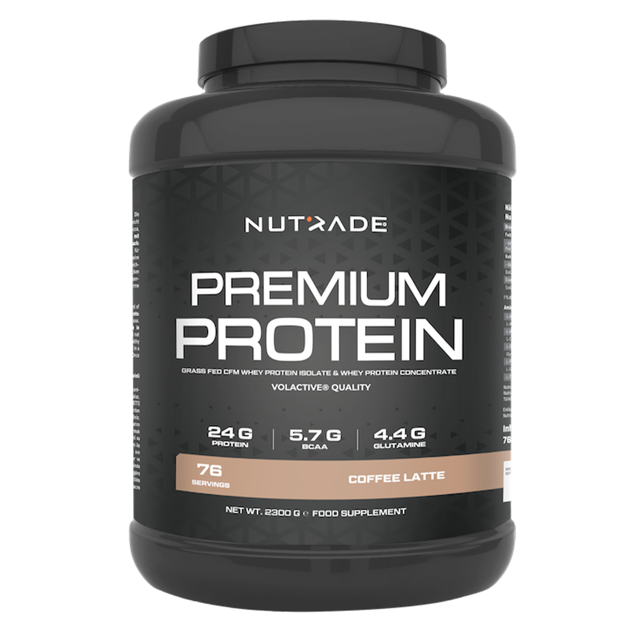 Nutrade Premium Protein 2.3 kg - Volac Hammadde Kalitesiyle!